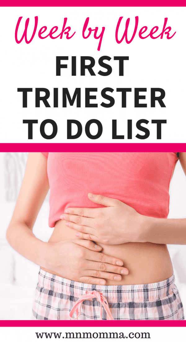 Week by Week Pregnancy Checklist: First Trimester - Minnesota Momma
