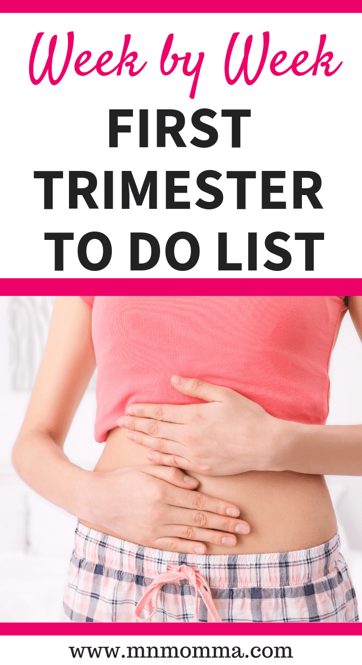 Week by Week Pregnancy Checklist: First Trimester - Minnesota Momma
