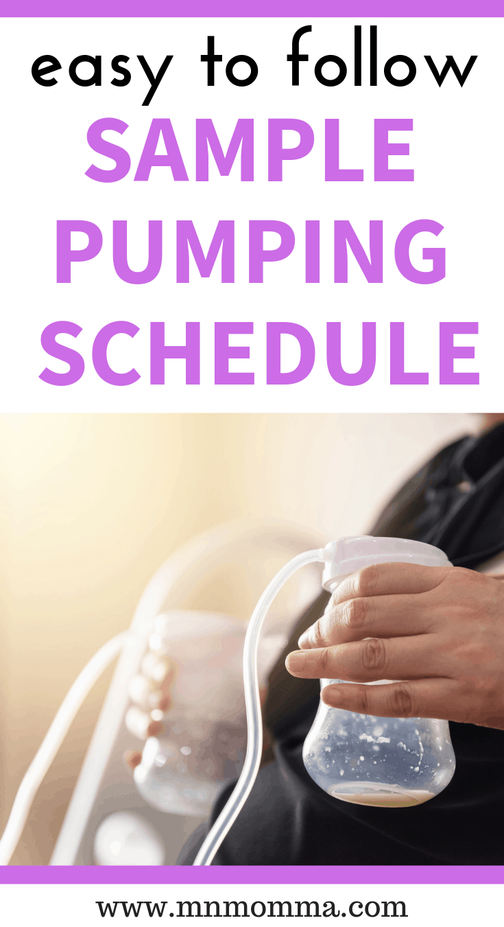 Sample Pumping Schedule - For All Pumping Moms - Minnesota Momma