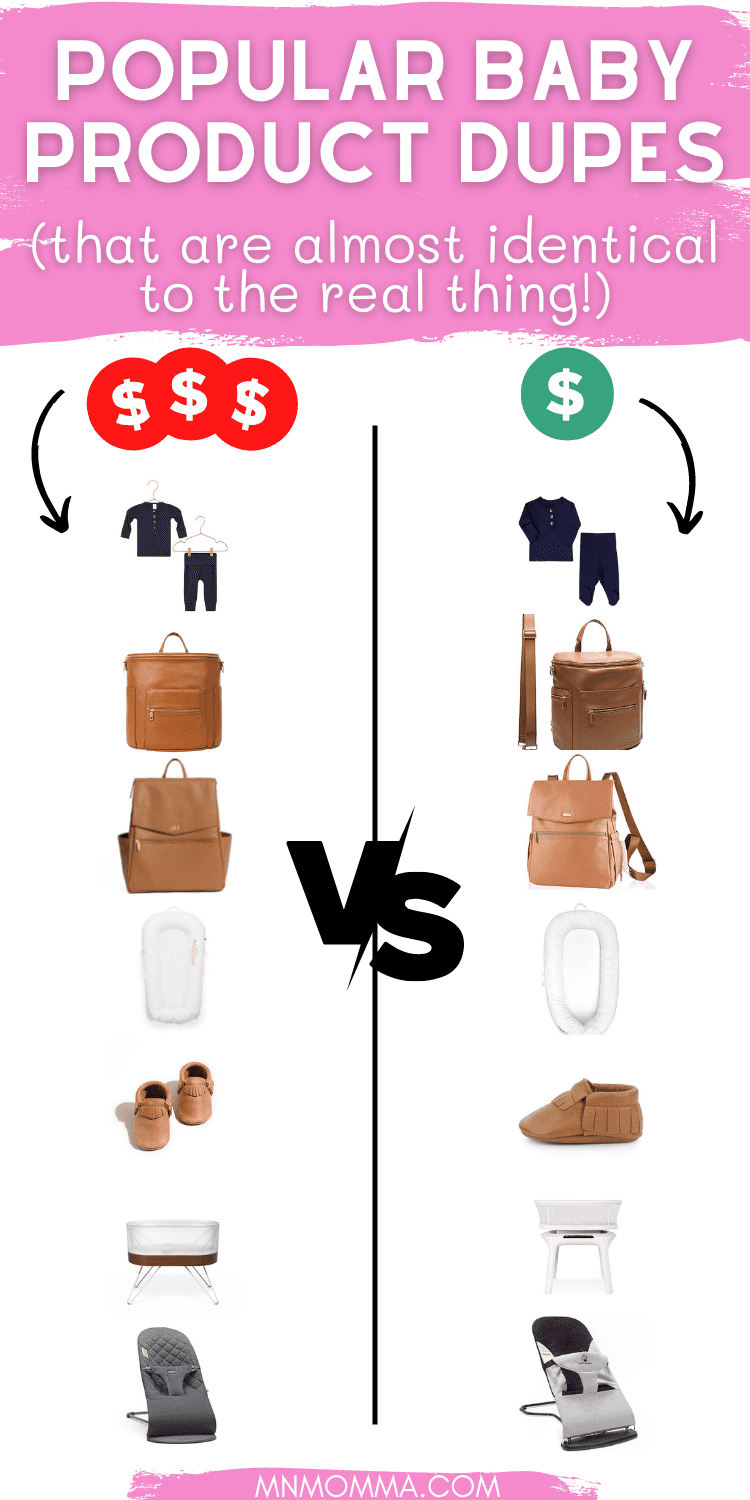 Popular Baby Product Dupes - Minnesota Momma