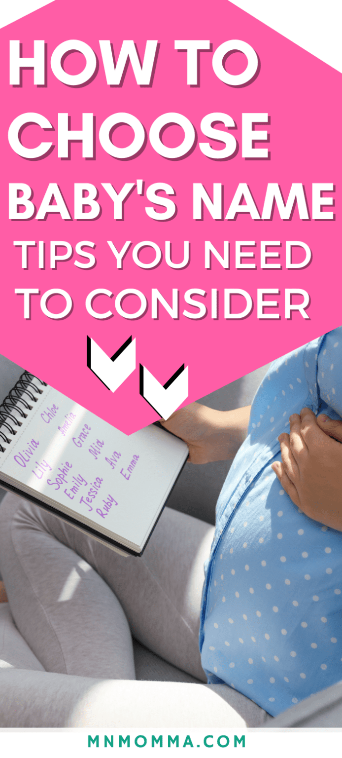How to Choose A Baby Name: Tips for When You're Stuck - Minnesota Momma