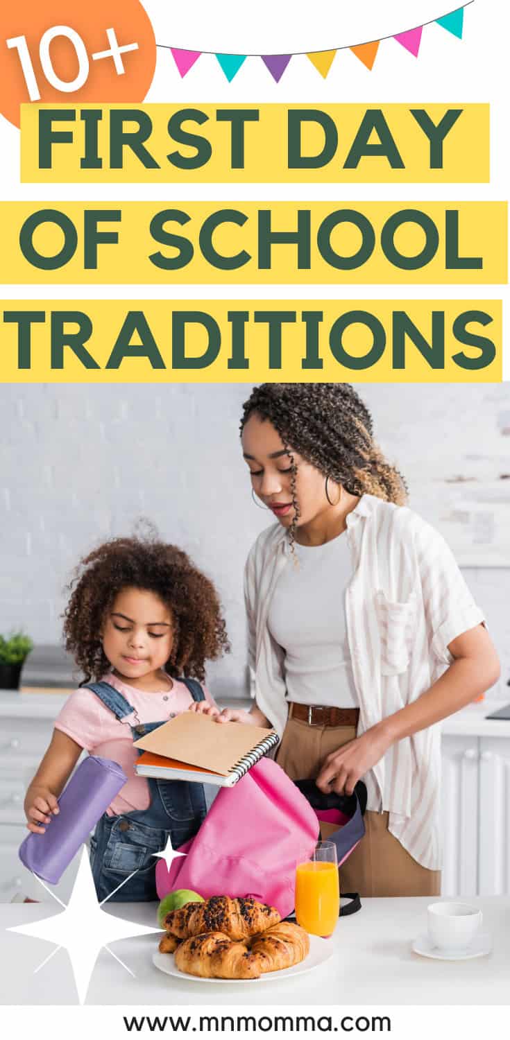 10 First Day of School Traditions to Start with Your Kids - Minnesota Momma